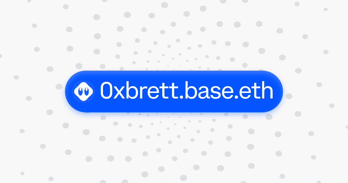 Basenames | 0xbrett.base.eth
