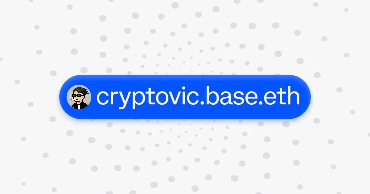 Basenames | cryptovic.base.eth
