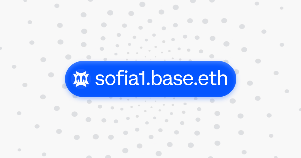 Basenames | sofia1.base.eth